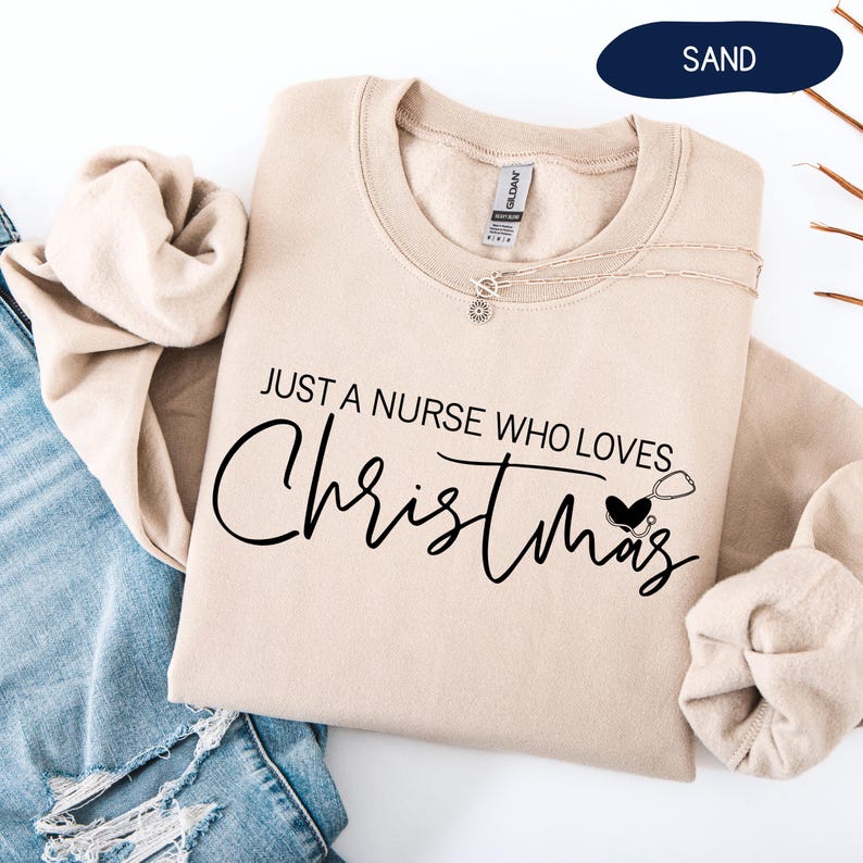 Nurse Christmas Sweatshirt – Personalized Holiday Gift - Etsy