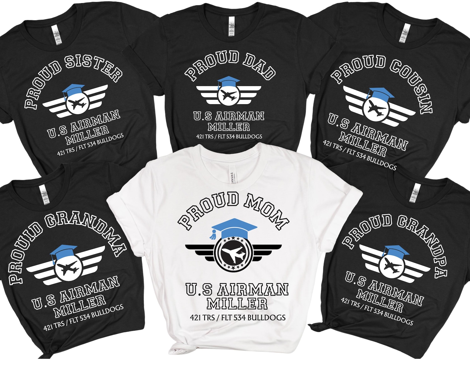 Personalized Air Force Graduation Family Shirt (BMT) - Etsy