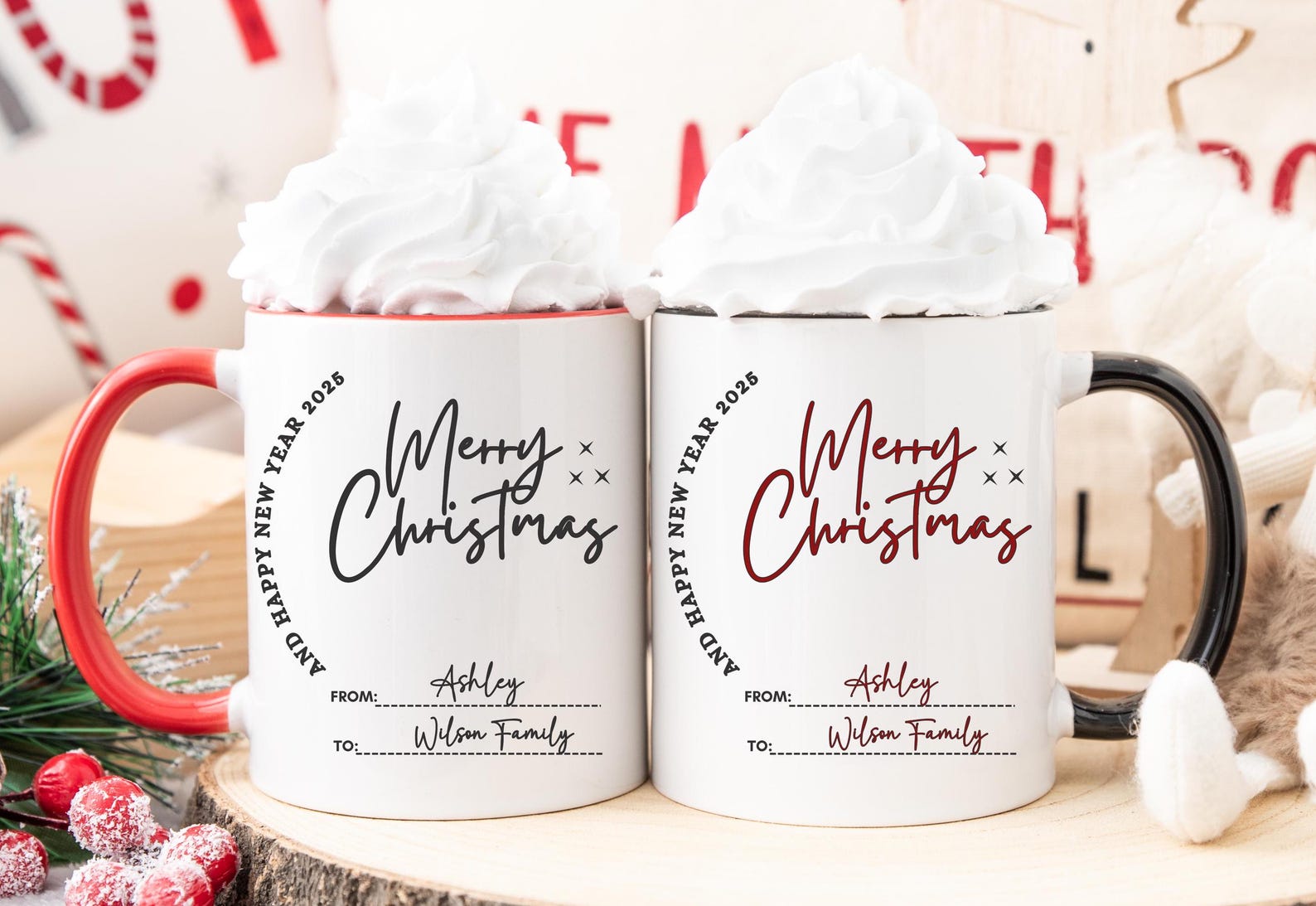 Personalized Christmas Coffee Mug, Christmas Gift for Friends ...