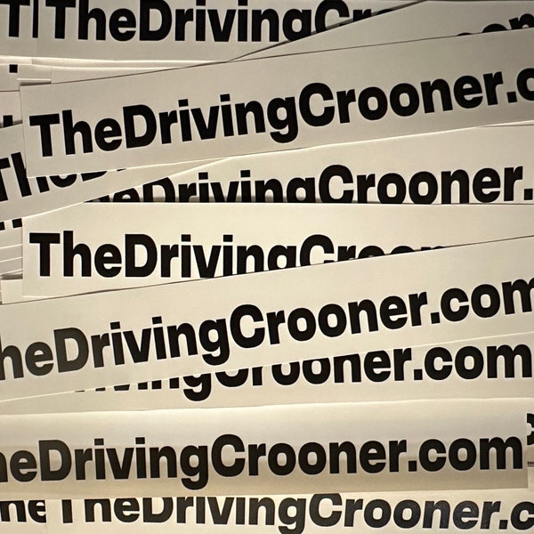 Driving Crooner Decal - Etsy