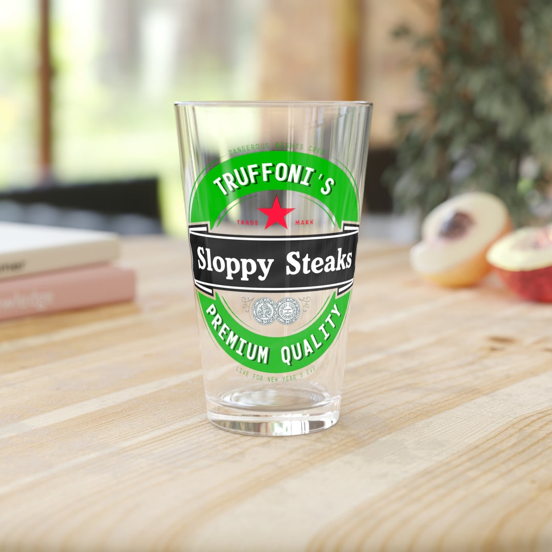 Truffoni's Sloppy Steaks Pint Glass, I Think You Should Leave - Etsy