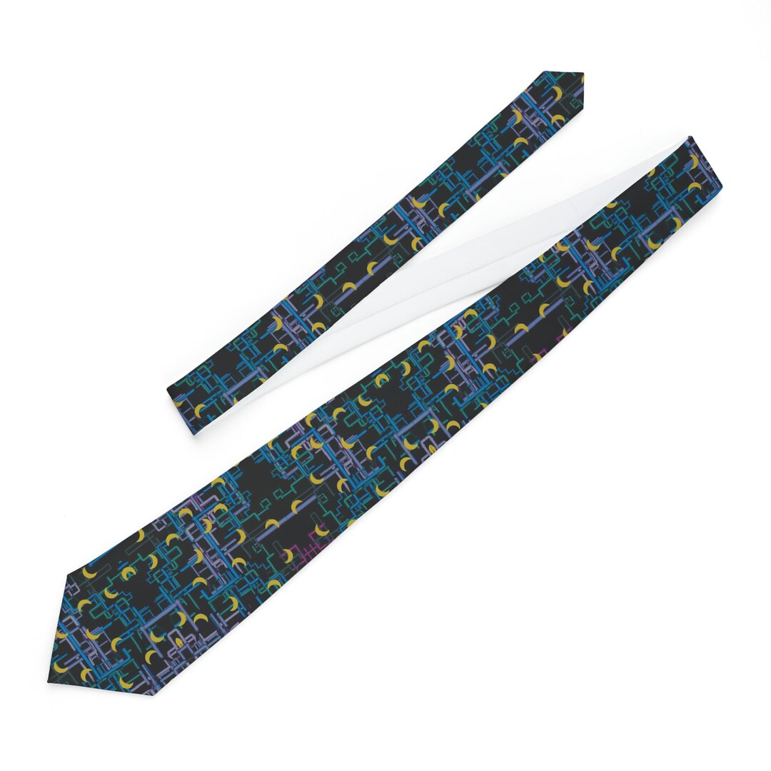 Dan Flashes Necktie Complicated Patterns Tie I Think You - Etsy