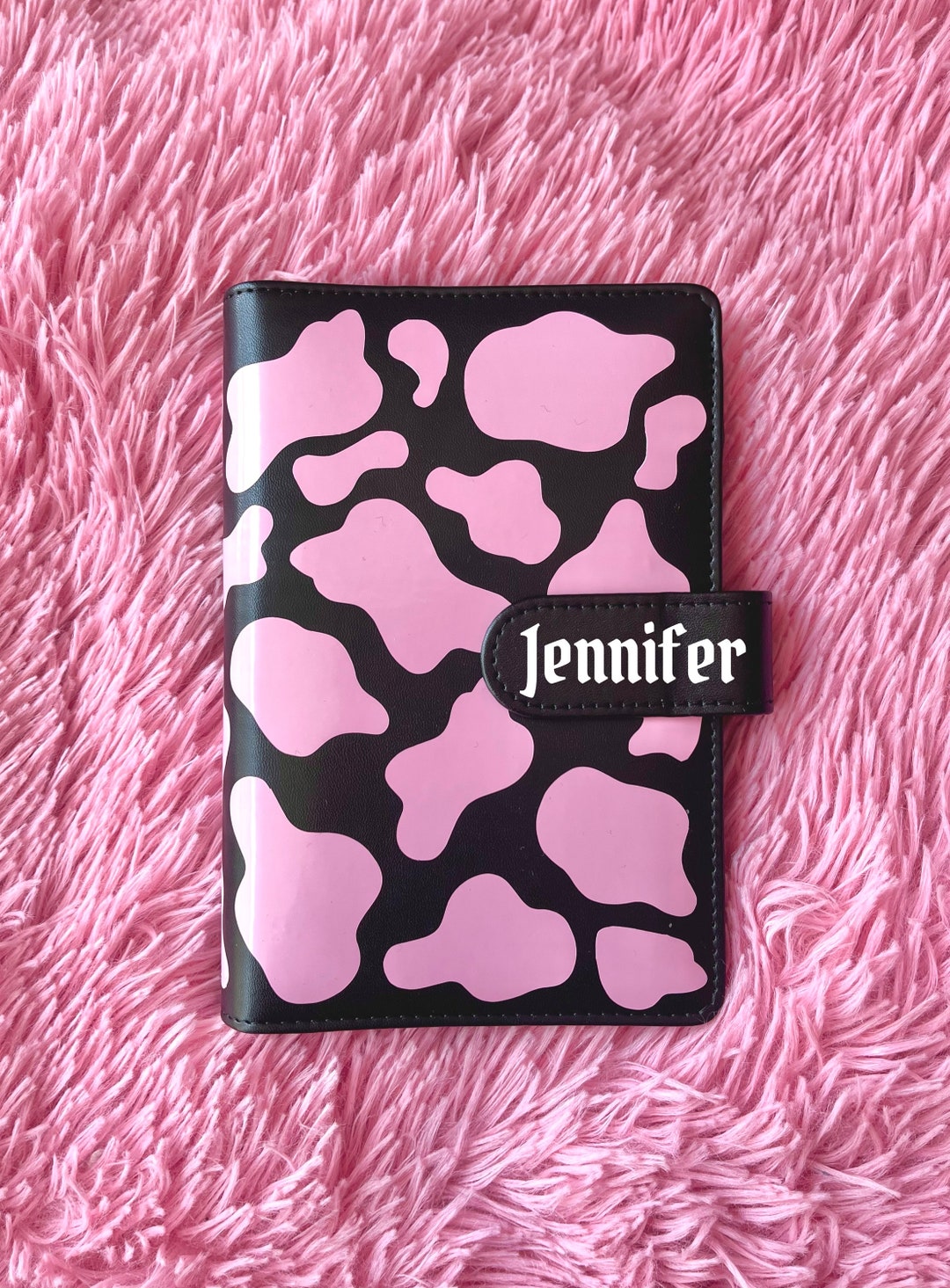 Cow Print Cash Stuffing Budget Binder - Etsy