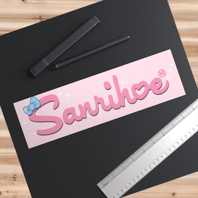Sanrihoe | Sanrio Car Decal Bumper Sticker - Etsy