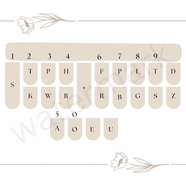 Steno Keyboard - Etsy