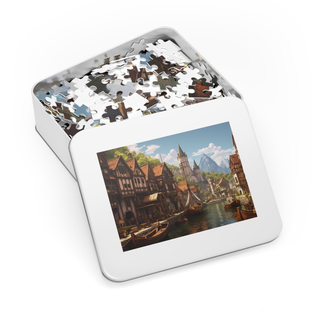 Jigsaw Puzzle Renaissance Town Square Scene 500 or 1000 - Etsy