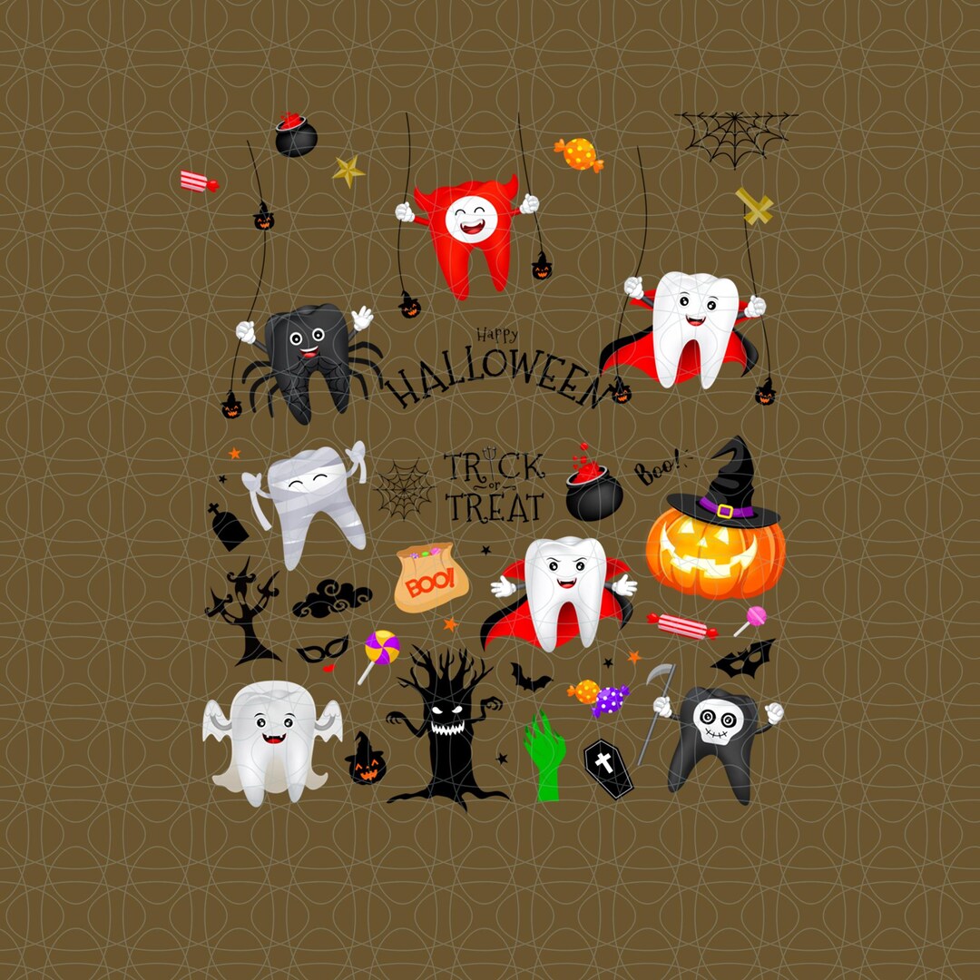 Halloween Dental Png, Spooky Dentist Png, Dental Assistant Png ...