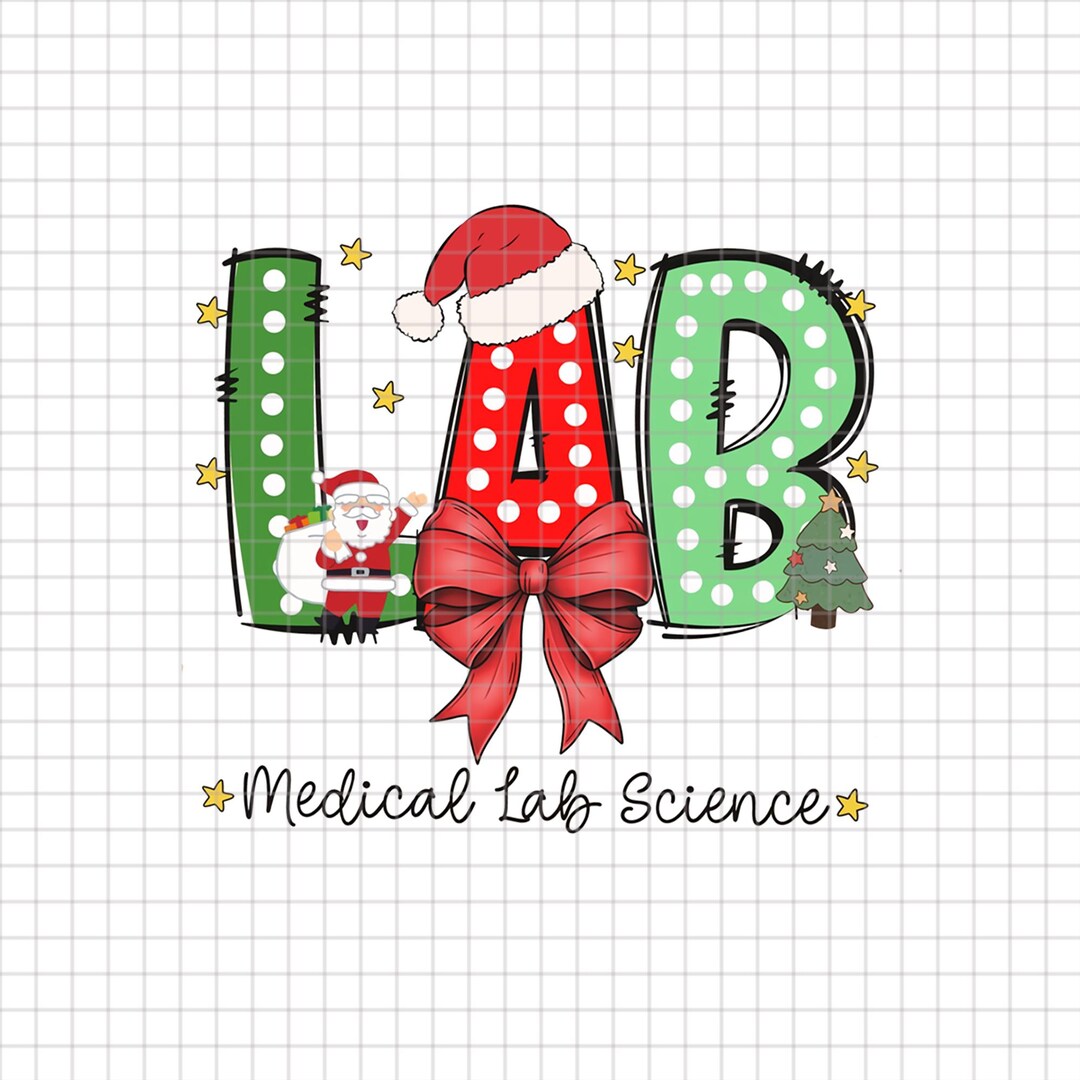 Christmas Lab Tech Png Sublimation Design, Holidays, Lab Technician Png ...