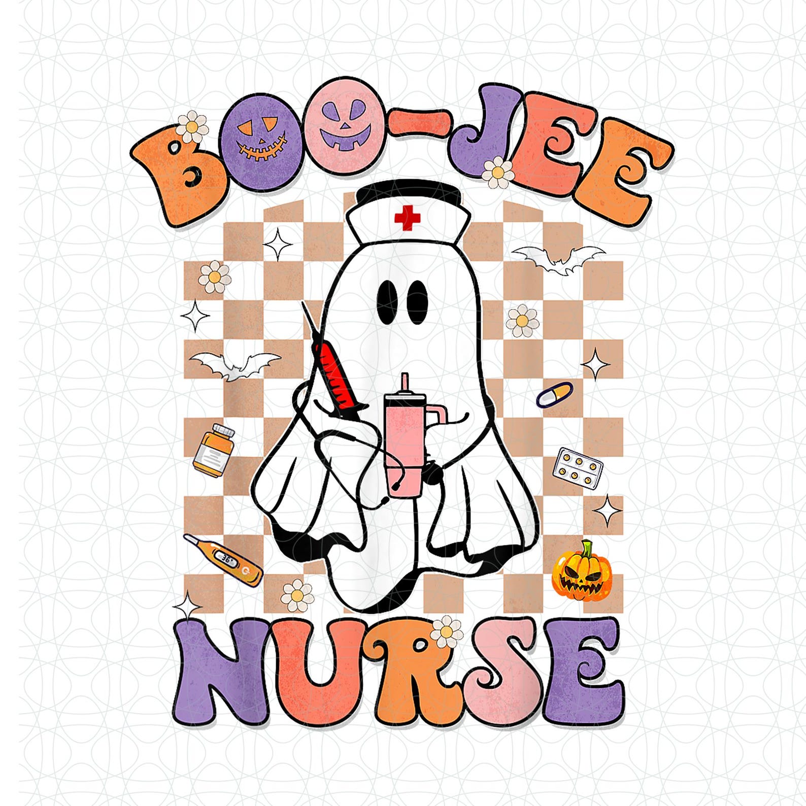 Halloween Nurse Png, Ghost Nurses Png, Boo Jee Nurse Png, Gift for RN ...