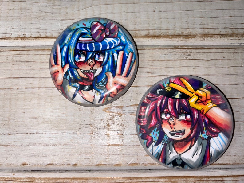 Mezmerizer Miku and Teto Pin Set - Etsy
