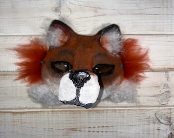 Three-eyed Red Fox Therian Mask - Etsy
