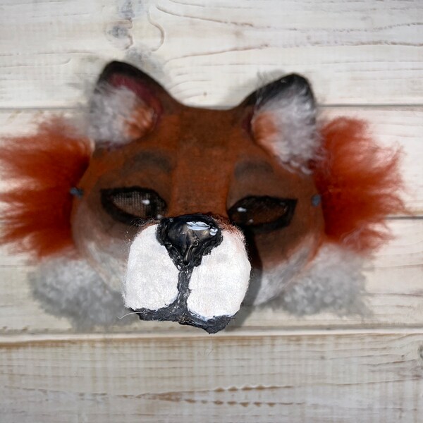 Red Fox Mask - Etsy