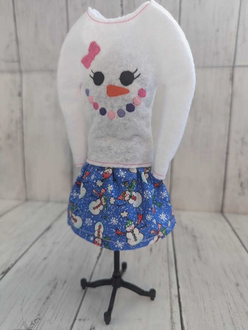 Snowman Elf Sweater Holiday Christmas Elf Sweater, Elf Prop, Elf ...