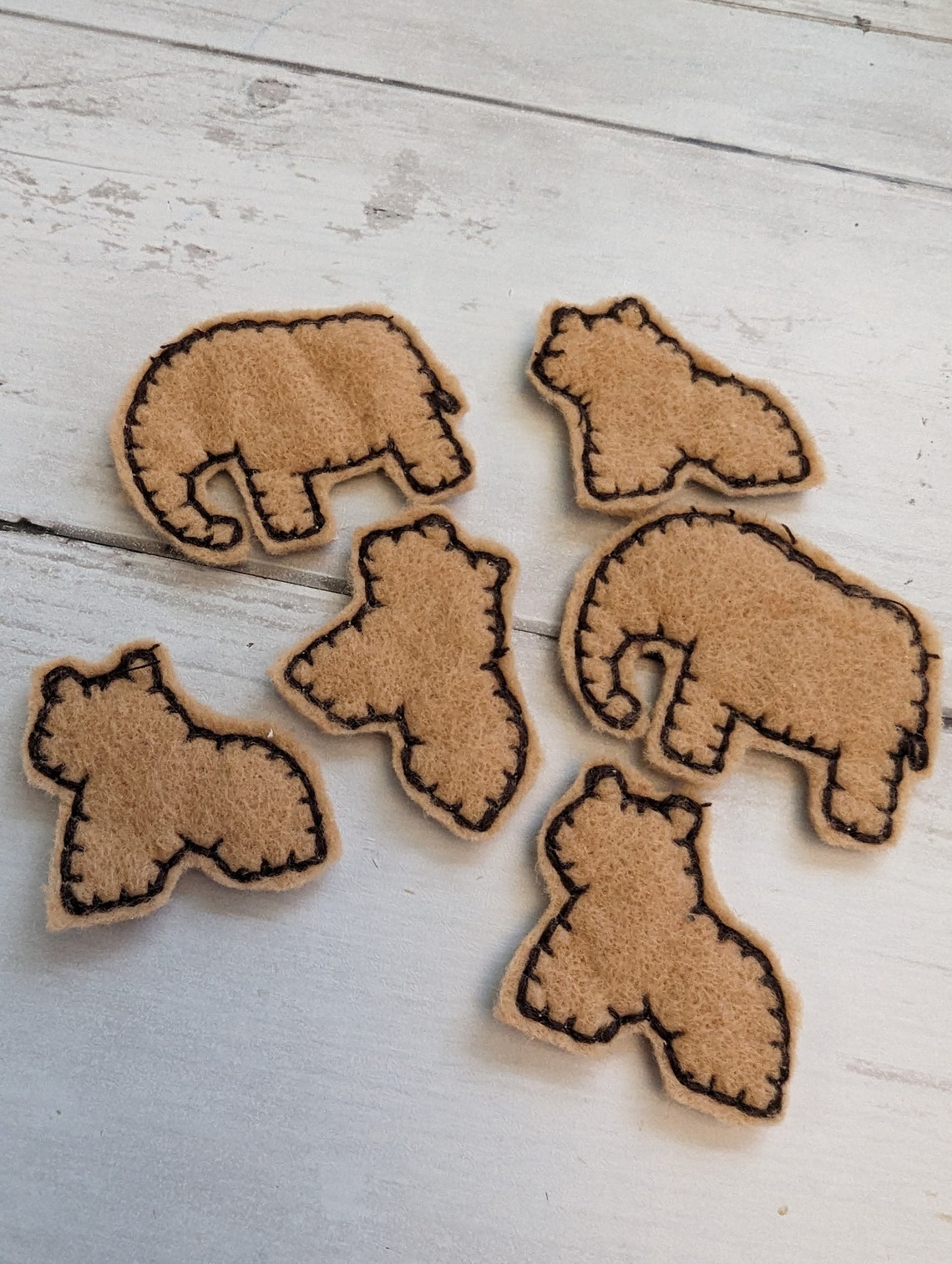 Felt Pretend Play Animal Crackers, Pretend Food, Pretend Snacks ...