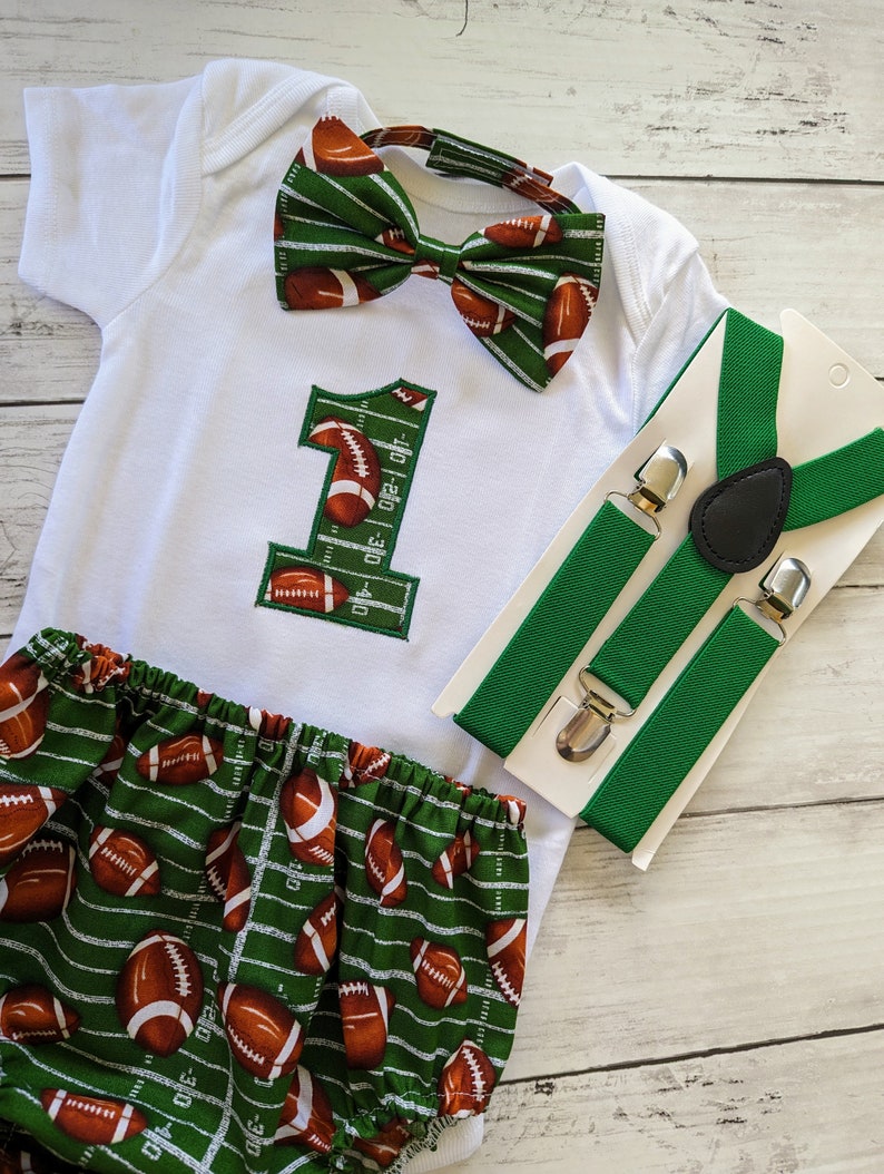 Sports Football First Birthday Outfit Sports Football Smash - Etsy