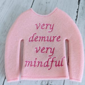 Very Demure Sweater Holiday Christmas Elf Sweater, Holiday Sweater, Elf ...