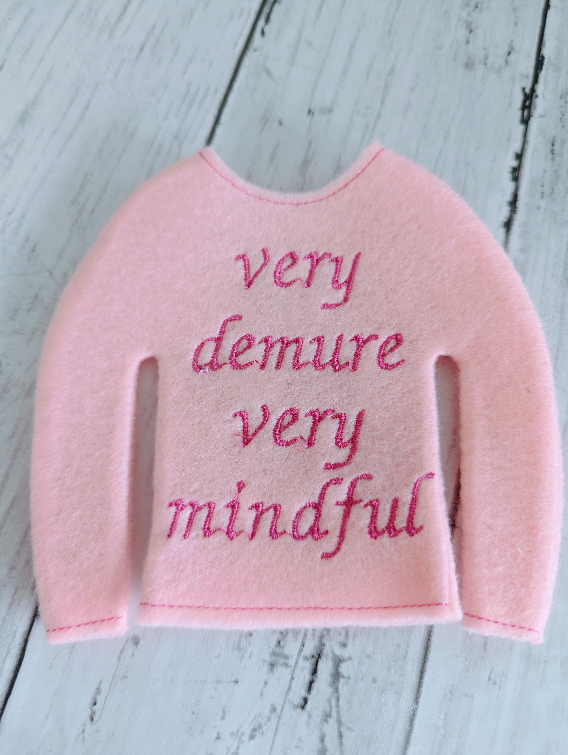 Very Demure Sweater Holiday Christmas Elf Sweater, Holiday Sweater, Elf ...