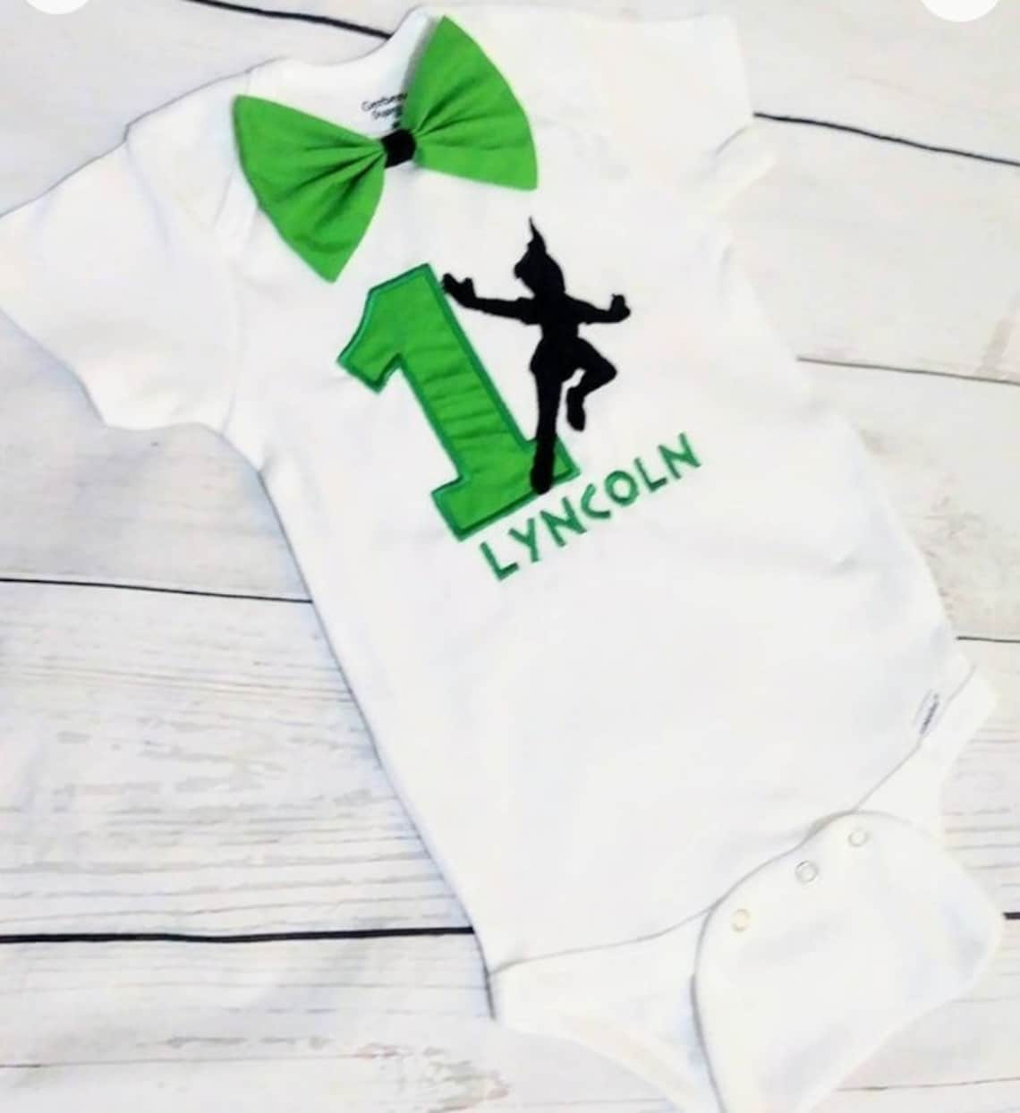 Peter Pan First Birthday Outfit Peter Pan Smash Cake Outfit - Etsy