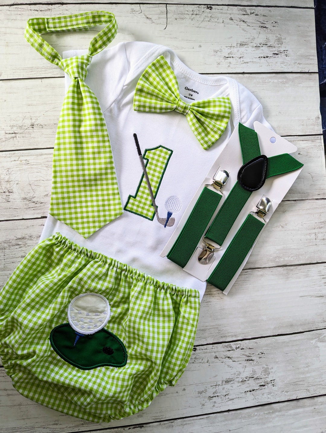 Golf First Birthday Outfit Golf Smash Cake Outfit - Etsy