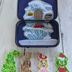 Grinch Pocket Playset, Tin Playset, Pretend Play, Quite Time Play, - Etsy