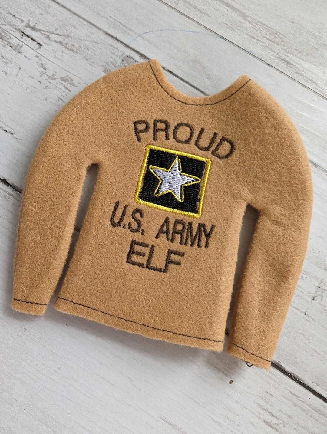 Army Elf Shirt Sweater, Holiday Elf Sweater, Holiday Sweater, Elf Prop ...