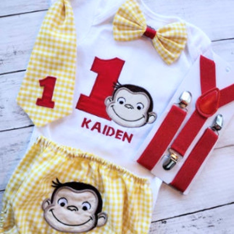 Curious George Outfit - Etsy Australia