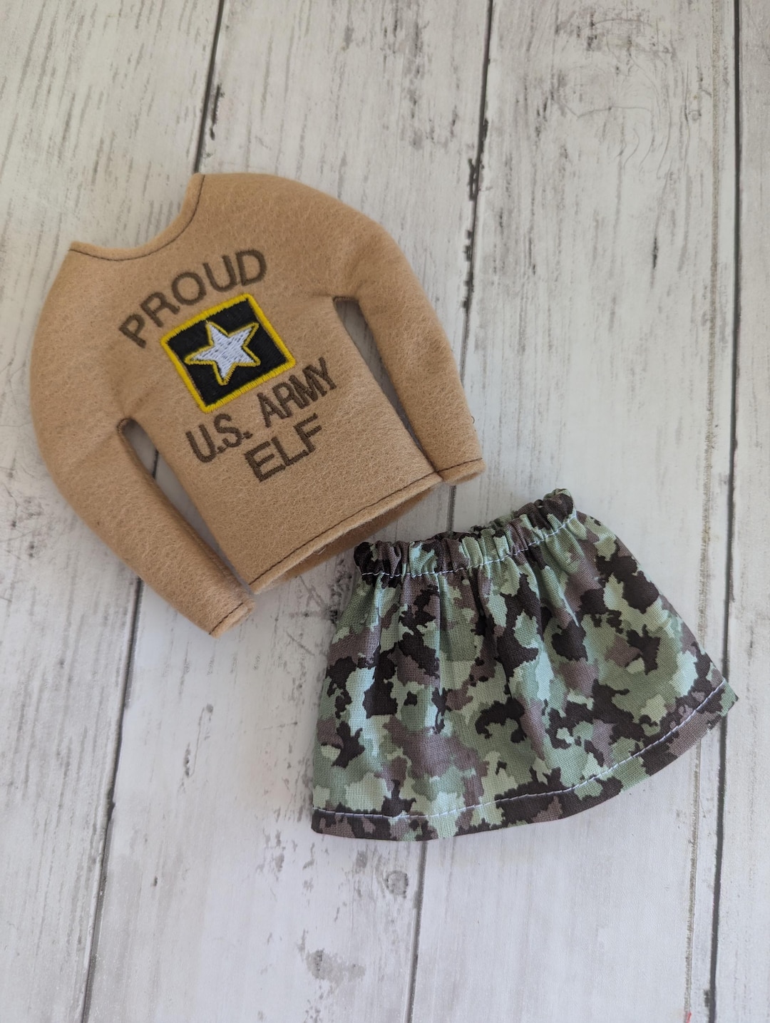 Army Elf Sweater, Proud Army Elf Shirt Sweater, Christmas Elf Sweater ...