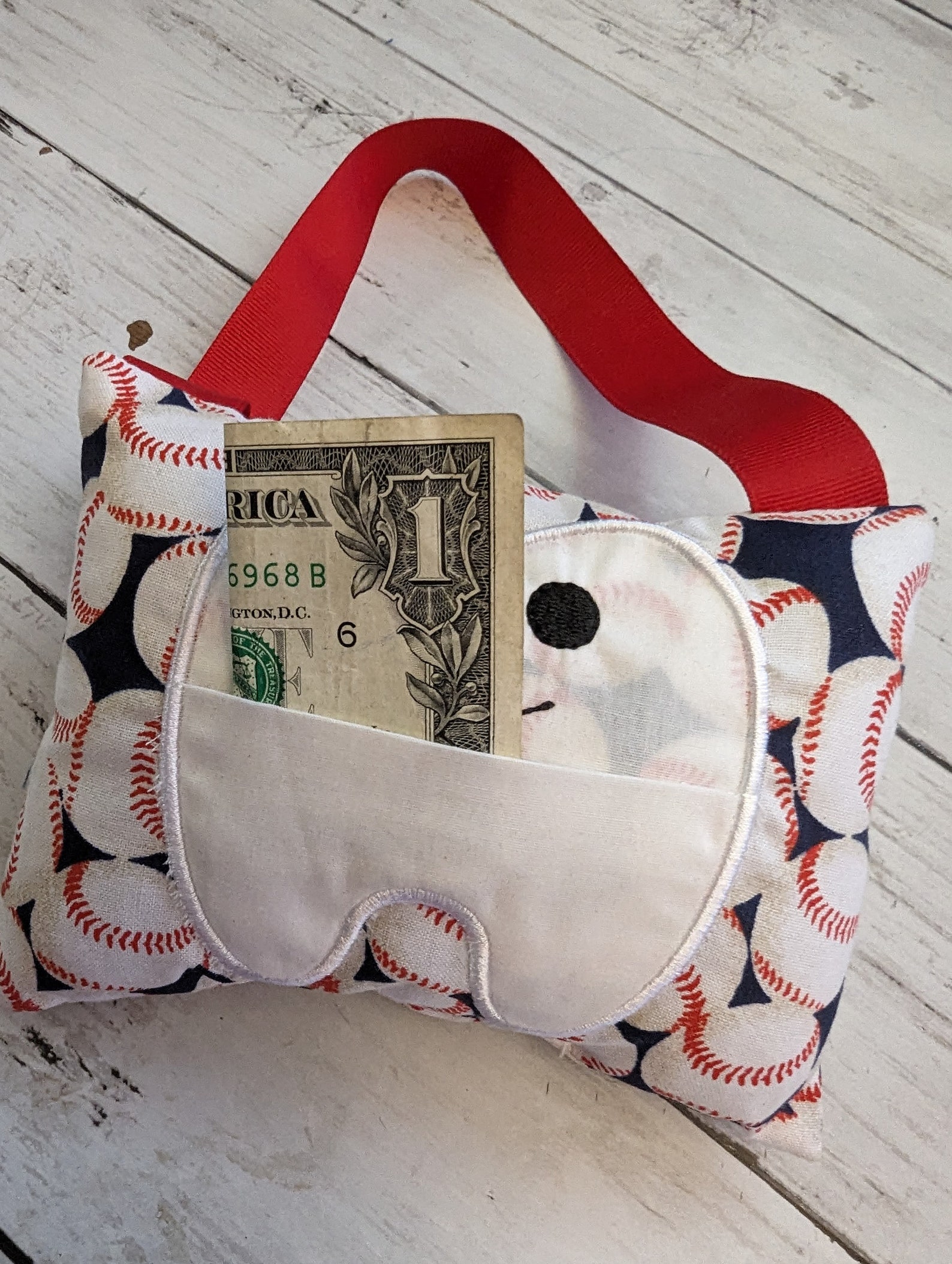 Baseball Tooth Fairy Pillow, Door Hanging Plush Tooth Pillow , Tooth ...