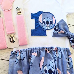 Lilo and Stitch First Birthday Outfit 626 Lilo and Stitch Smash Cake ...