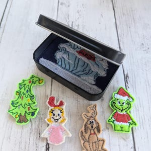 Grinch Pocket Playset, Tin Playset, Pretend Play, Quite Time Play, - Etsy