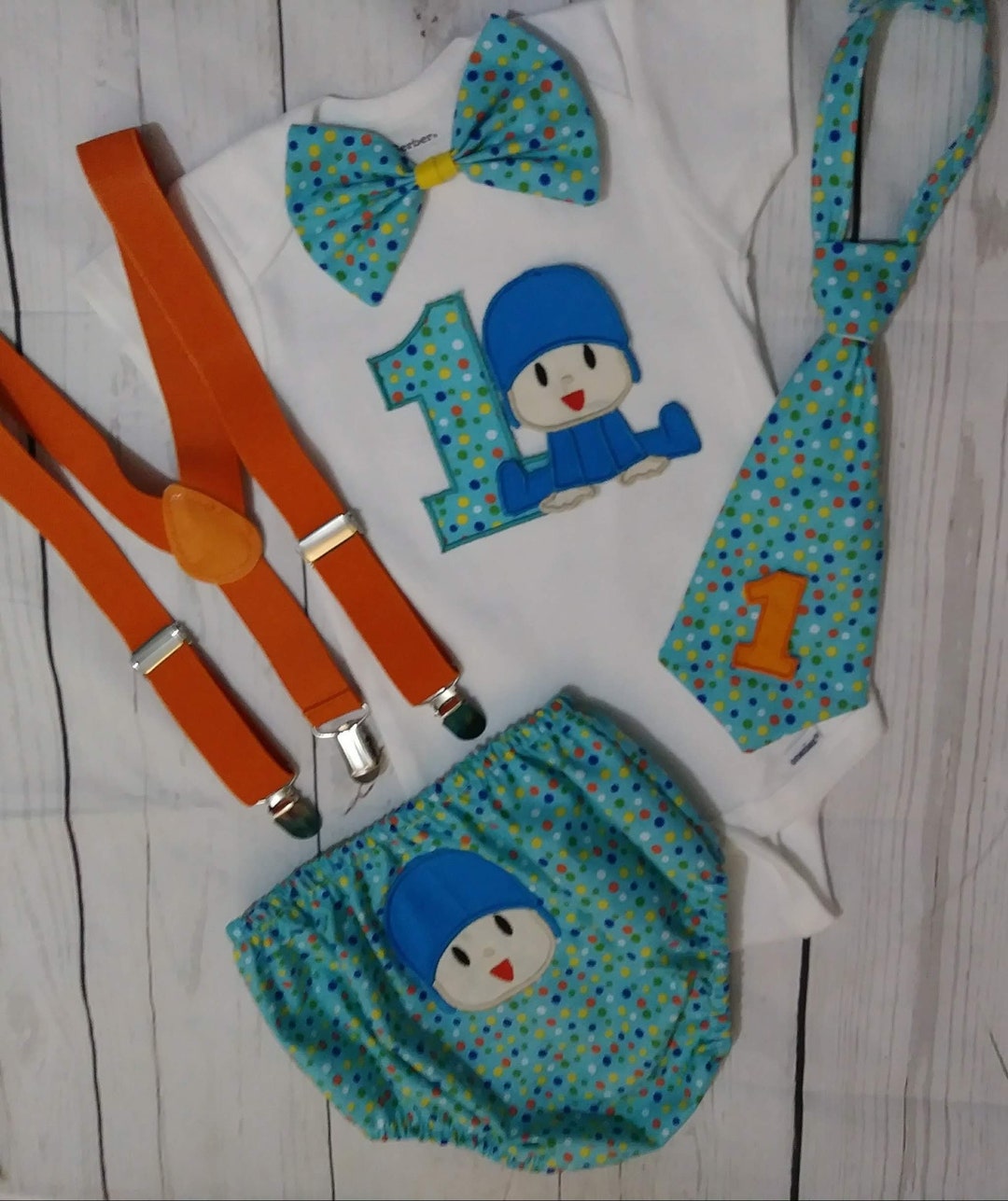 Pocoyo First Birthday Outfit Pocoyo Smash Cake Outfit - Etsy