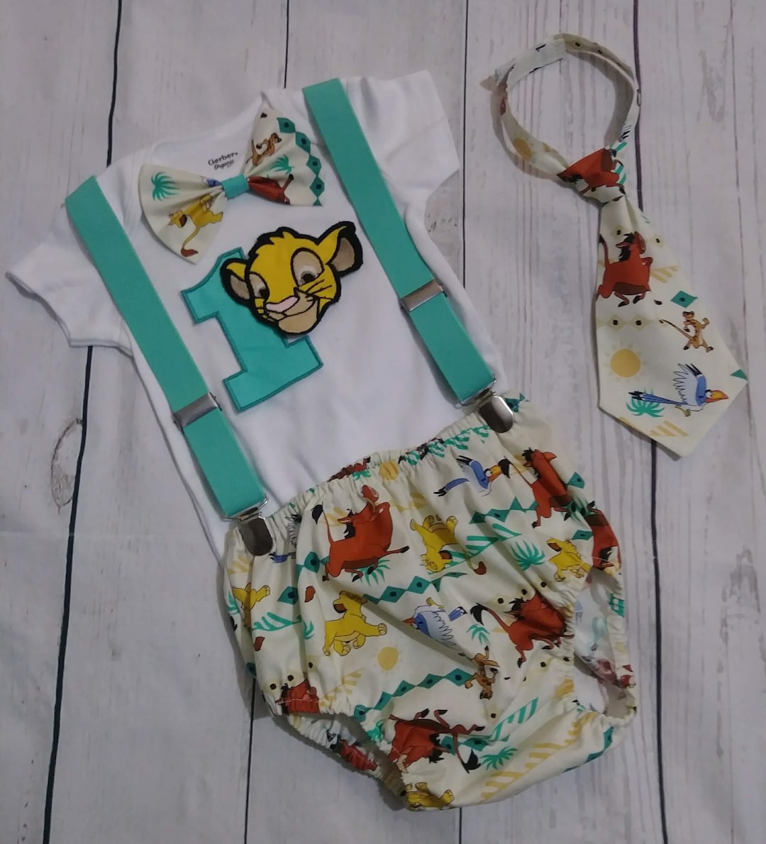 Simba Lion King First Birthday Outfit Lion King Simba Smash Cake Outfit ...