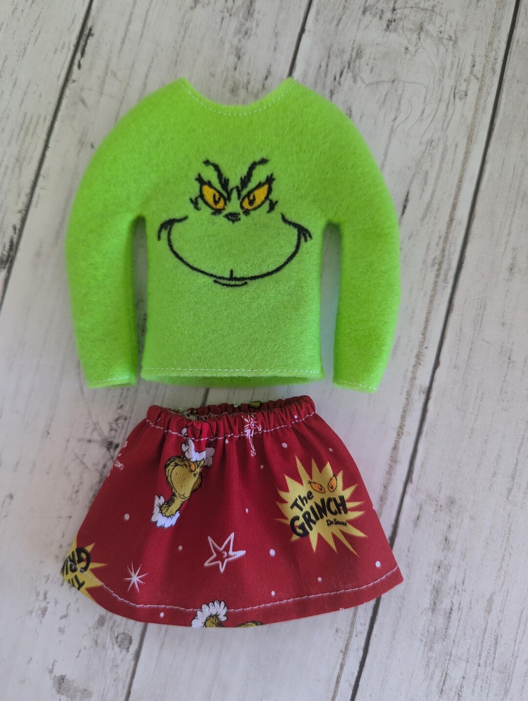 Grinch Elf Sweater, Mean One Elf Shirt Sweater, Christmas Elf Sweater ...