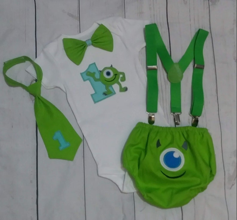 Monsters Inc First Birthday Outfit Monsters Inc Mike Smash Cake Outfit ...
