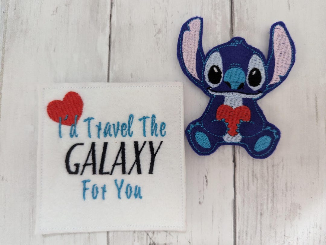 Stitch Valentines Card Finger Puppet, Disney Finger Puppet, Pretend ...