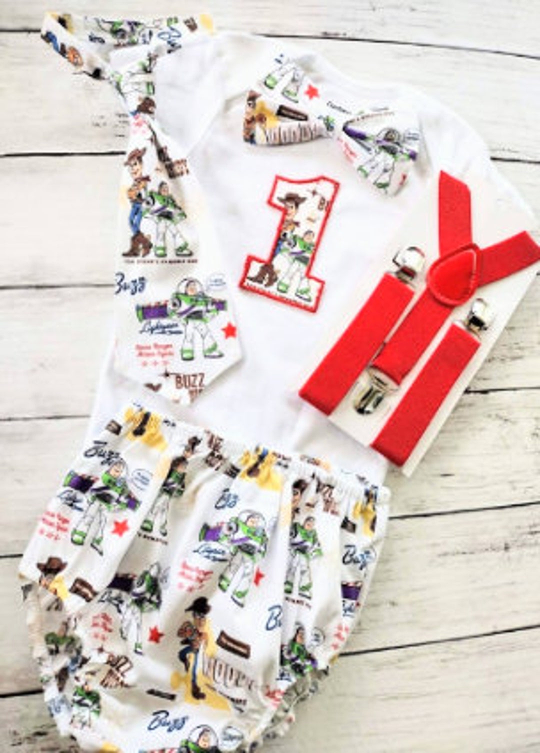 Toy Story First Birthday Outfit Toy Story Cake Smash Outfit - Etsy