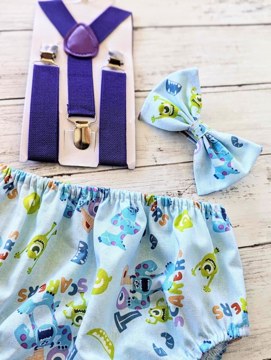 Monsters Inc First Birthday Outfit Monster Inc Sully Smash Cake Outfit ...