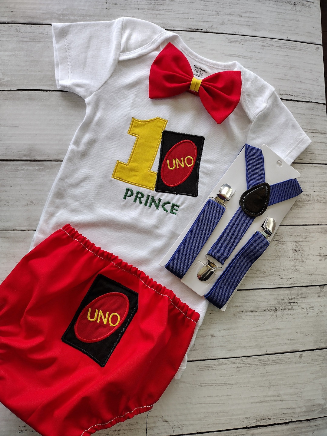 Uno First Birthday Outfit Uno Smash Cake Outfit - Etsy
