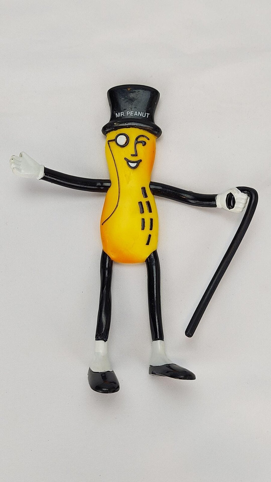 Vintage Mr. Peanut 1991 Poseable 6" Bendable Figure Russ 90s Toy 6 ...