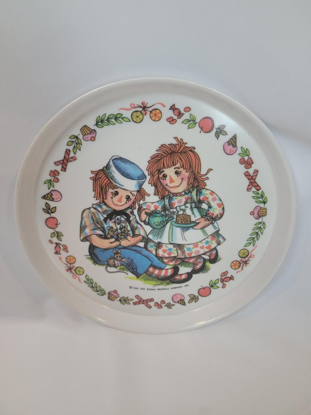 Vintage Oneida Deluxe Bobbs Merril & Company Raggedy Ann/andy Plate ...