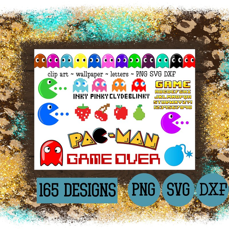 Realistic pac man art - Etsy.de