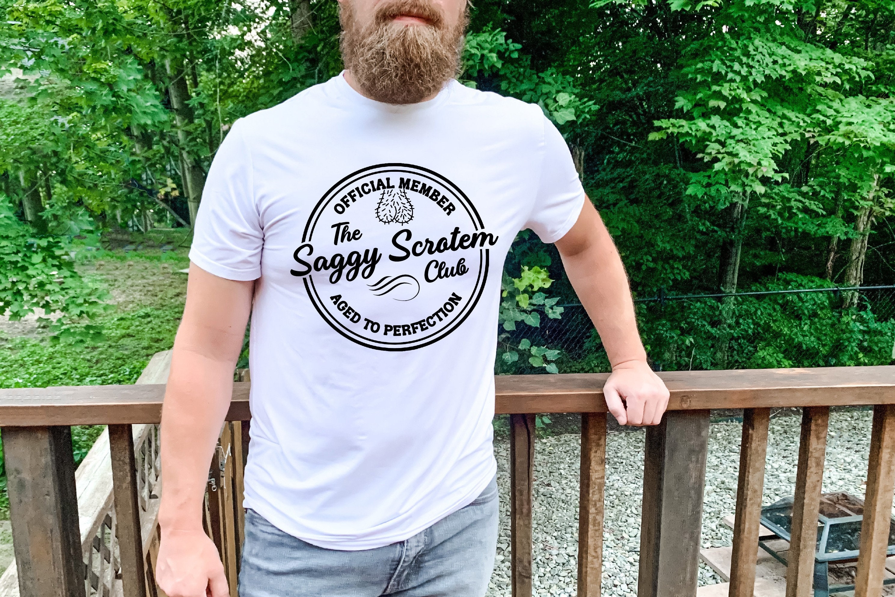 The Saggy Scrotum Club SVG File • Funny Old Balls Aged to Perfection ...