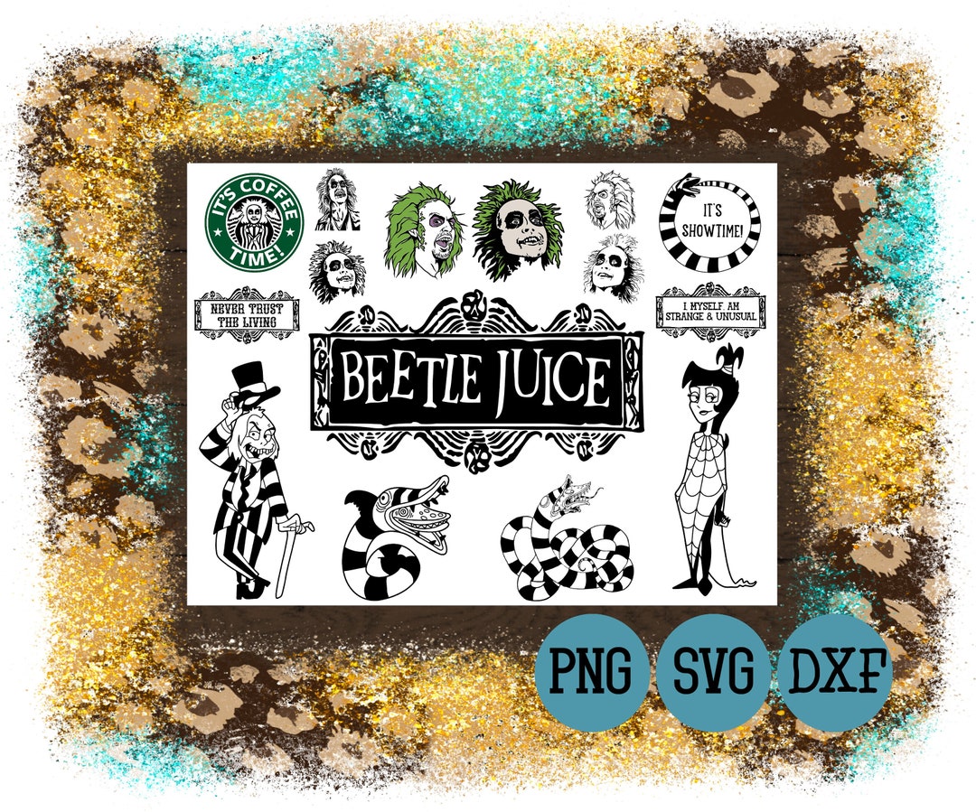 Beetlejuice Bundle SVG File Betelgeuse Cutting File Designs Clipart ...
