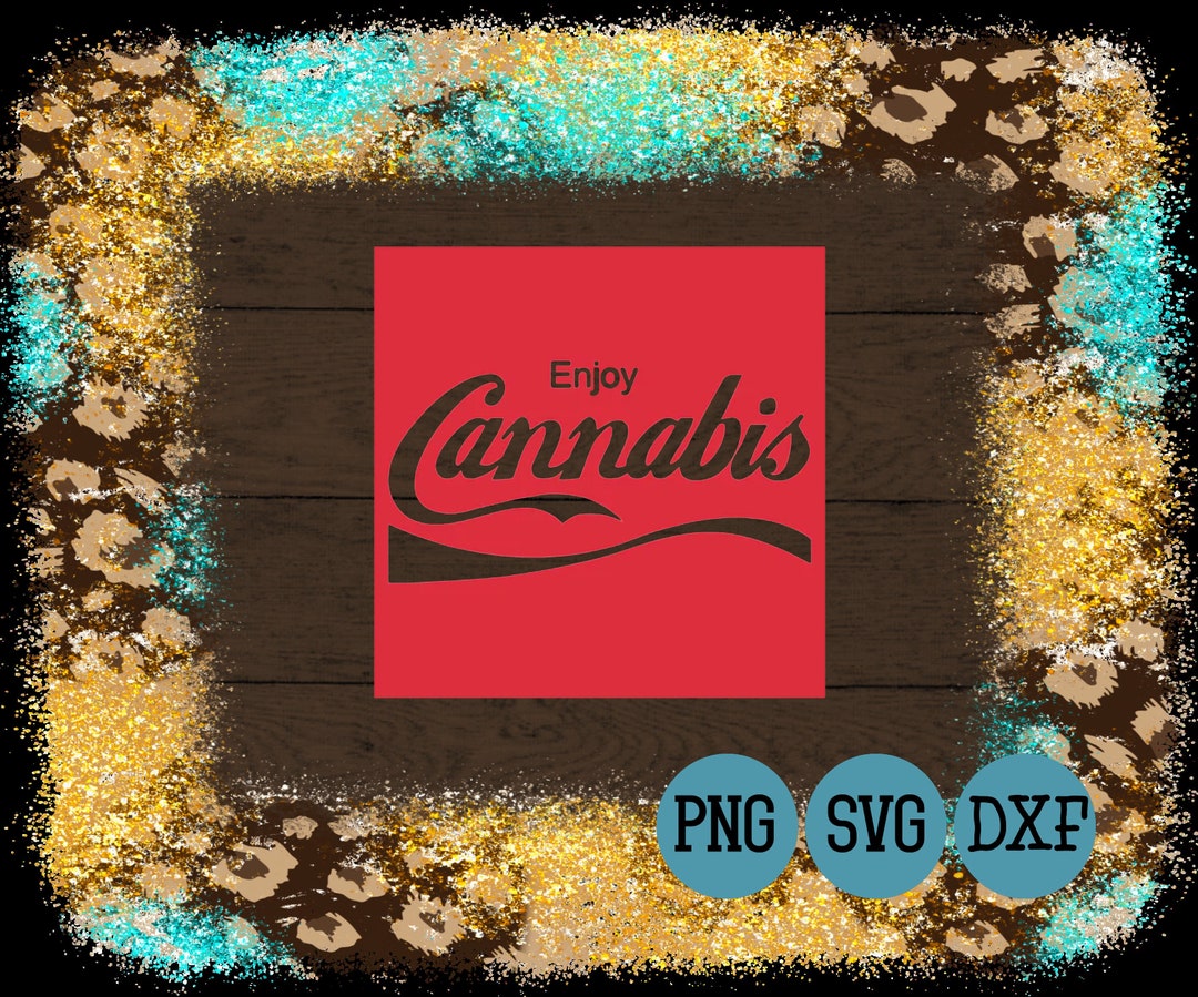 Enjoy Cannabis SVG File • Red Cola Design Logo Shirt or Mug Design ...