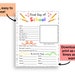 First Day of School Getting to Know You Printable, PDF Instant Download ...