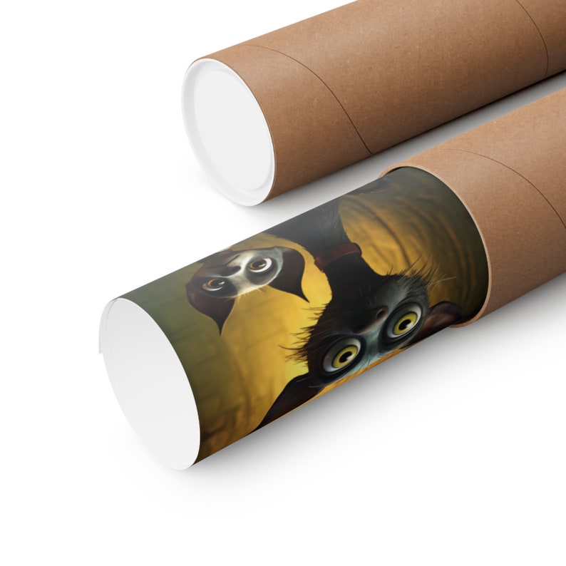 Tim Burton Inspired Pet Poster Series 3D Animation Art - Etsy