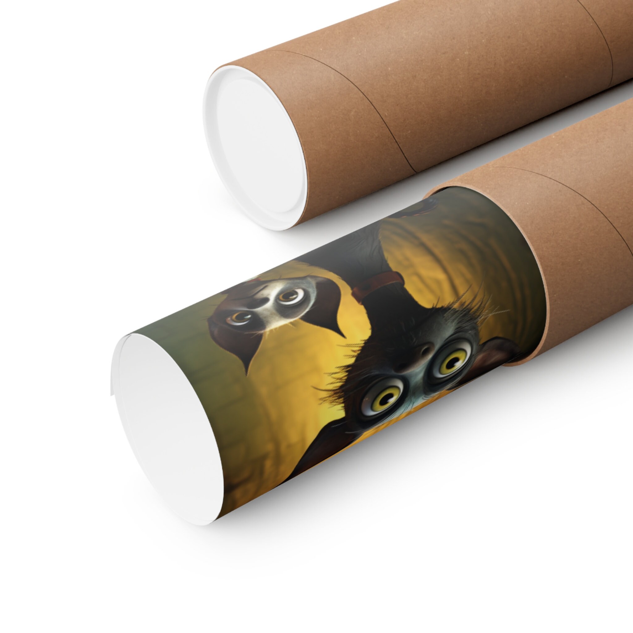 Tim Burton Inspired Pet Poster Series 3D Animation Art - Etsy
