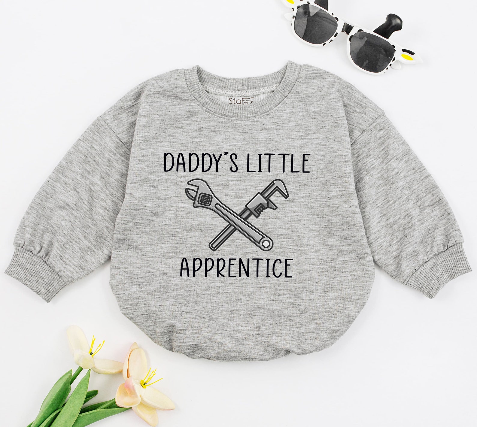 Daddy's Little Apprentice Baby Romper, Plumber Baby Gift, Union Baby ...