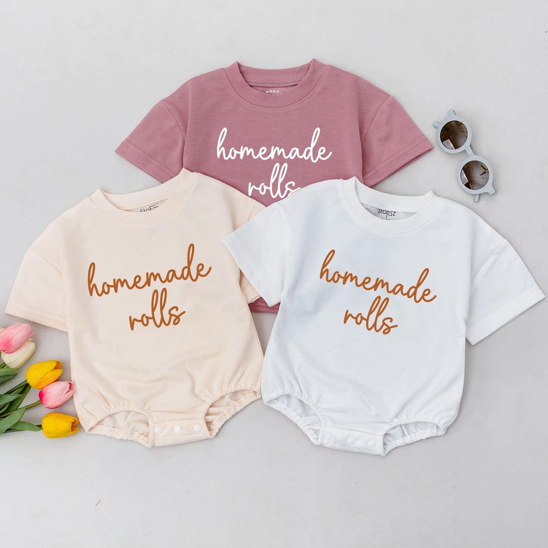 Homemade Rolls Retro Natural Baby Romper, Retro Fall Toddler Sweater ...