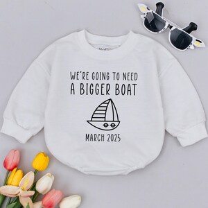 We’re Going to Need a Bigger Boat Baby Romper, Boat Pregnancy ...